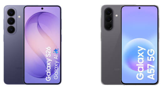 Samsung S26 vs Samsung A57: wij vergelijken ze! | Vodafone